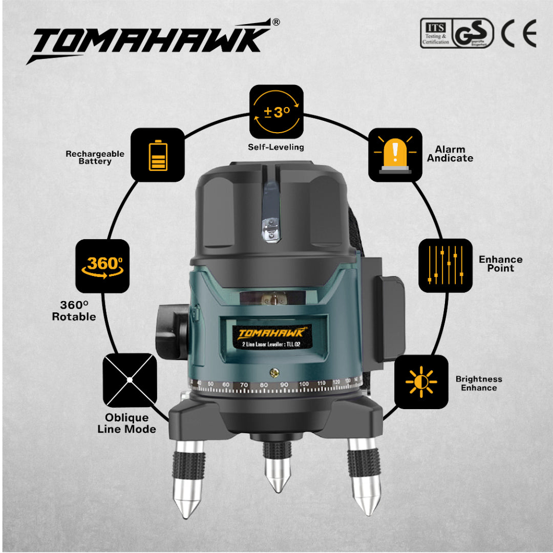 Line Laser Levels – TOMAHAWK®